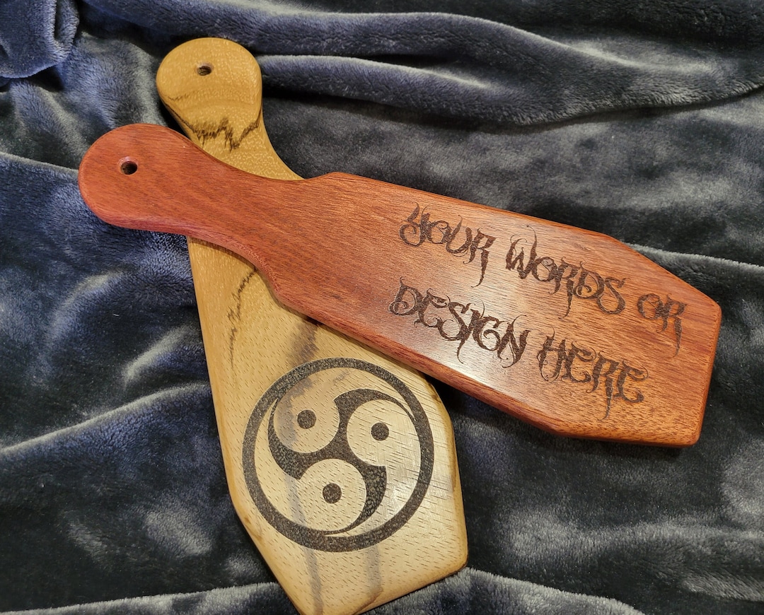 Personalized Spanking Paddle Laser Engraved 4"x12", 1/2" Thick - Etsy