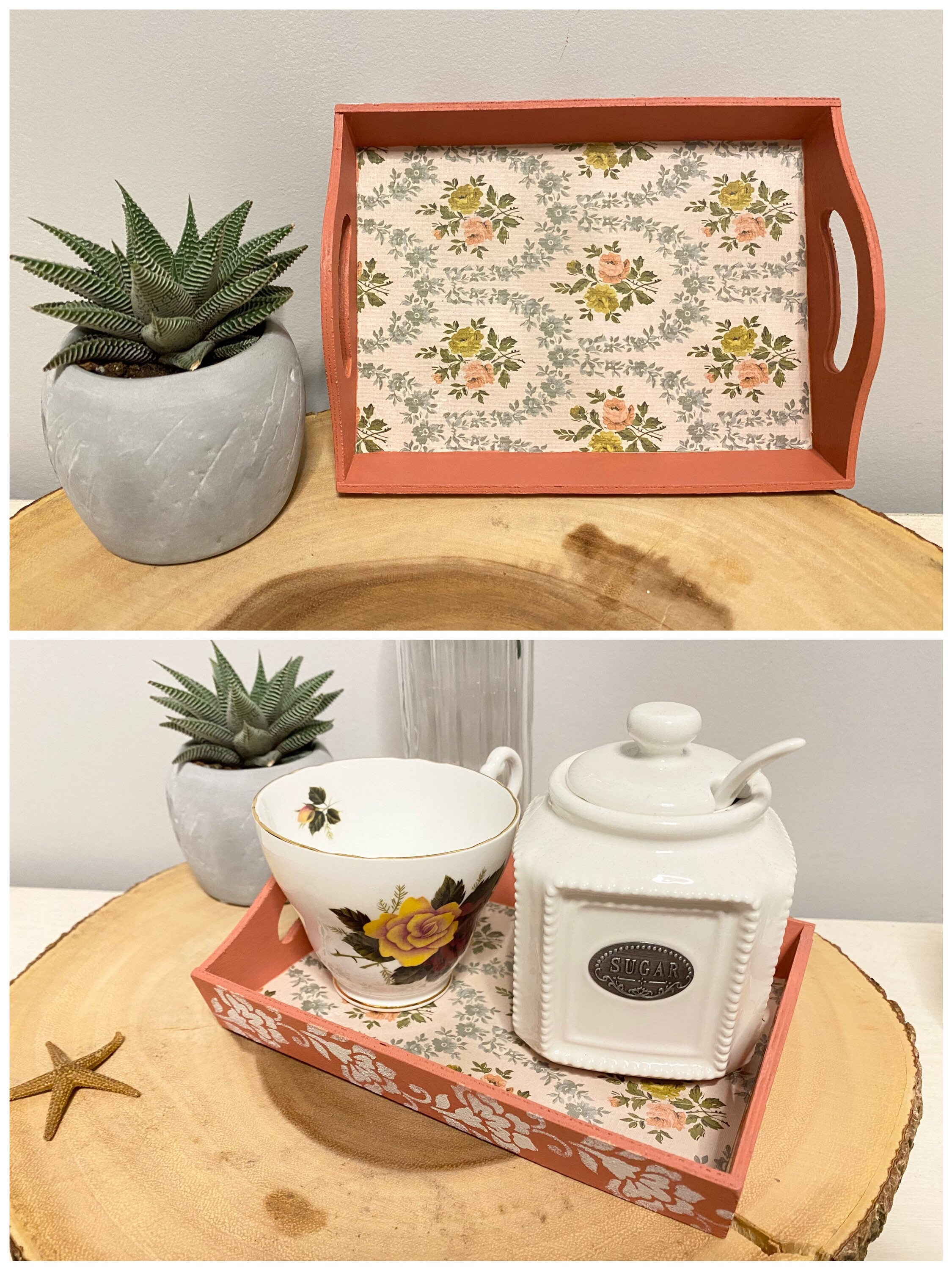 Mini Decorative Trays - Key Tray / Candle Tray / Coffee Table Tray ...