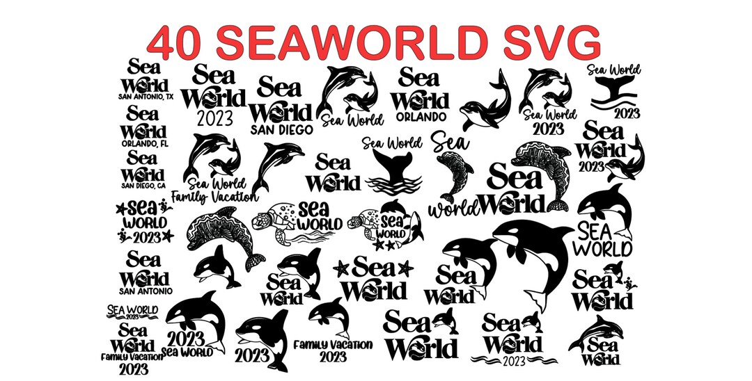 Sea World Svg Bundle Sea World Shirts Sea World Orlando Sea - Etsy