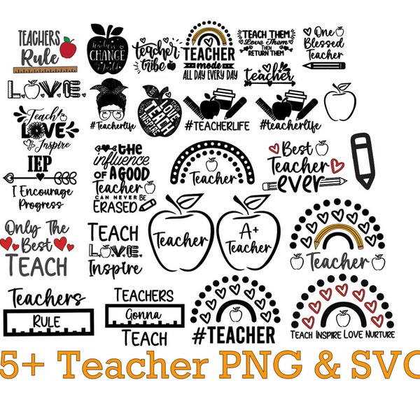 Teacher Appreciation Svg - Etsy