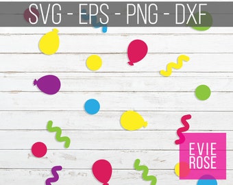 Christmas Confetti File Set SVG EPS PNG and Dxf Cricut | Etsy