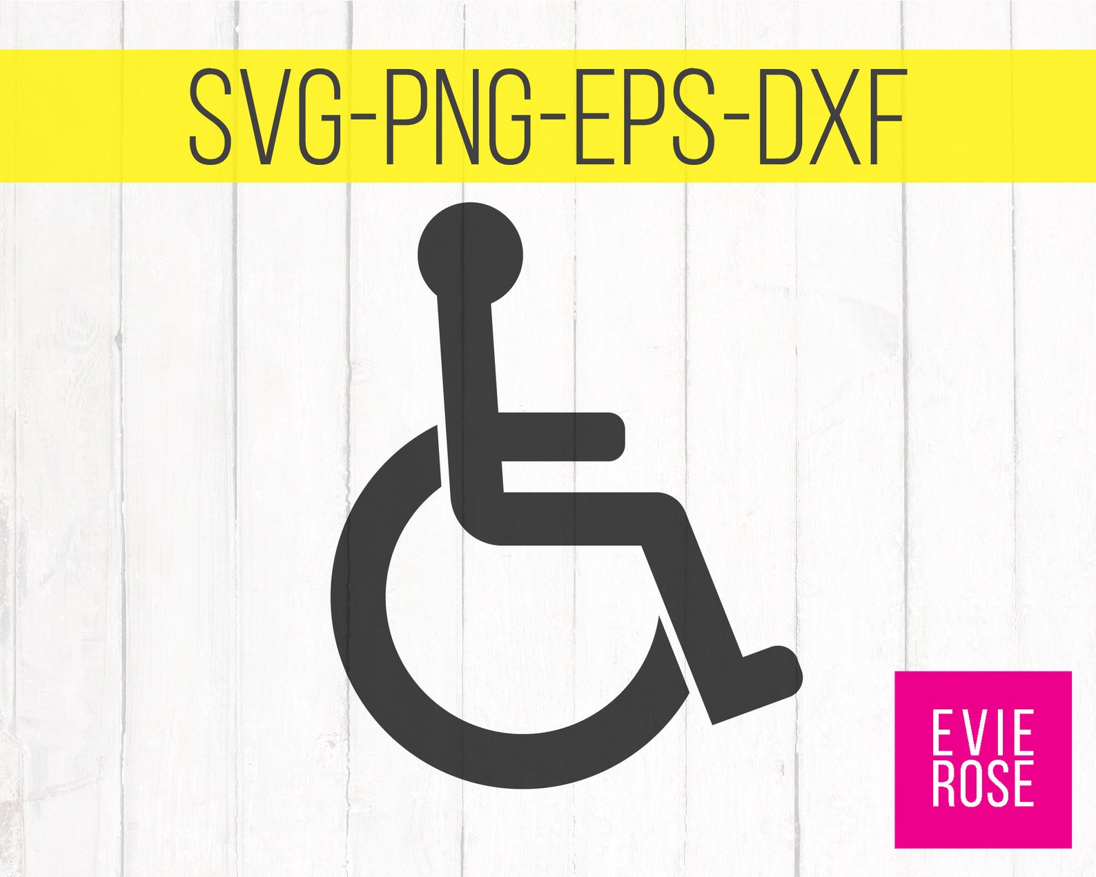 Handicap Symbol SVG Cut File SVG DXF Png and Eps - Etsy