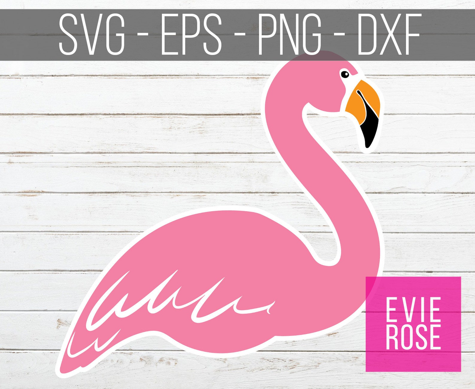 Flamingo Layered SVG EPS PNG and Dxf Summer Cutting Files - Etsy