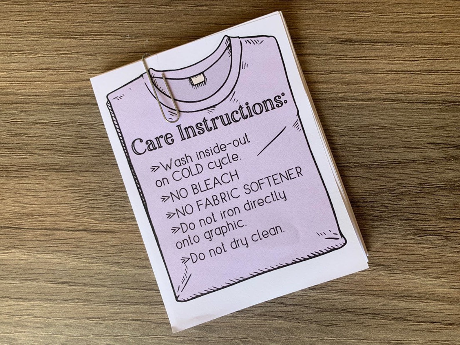 Printable Vinyl Tshirt Instructions - Letter Size - Six per Page ...