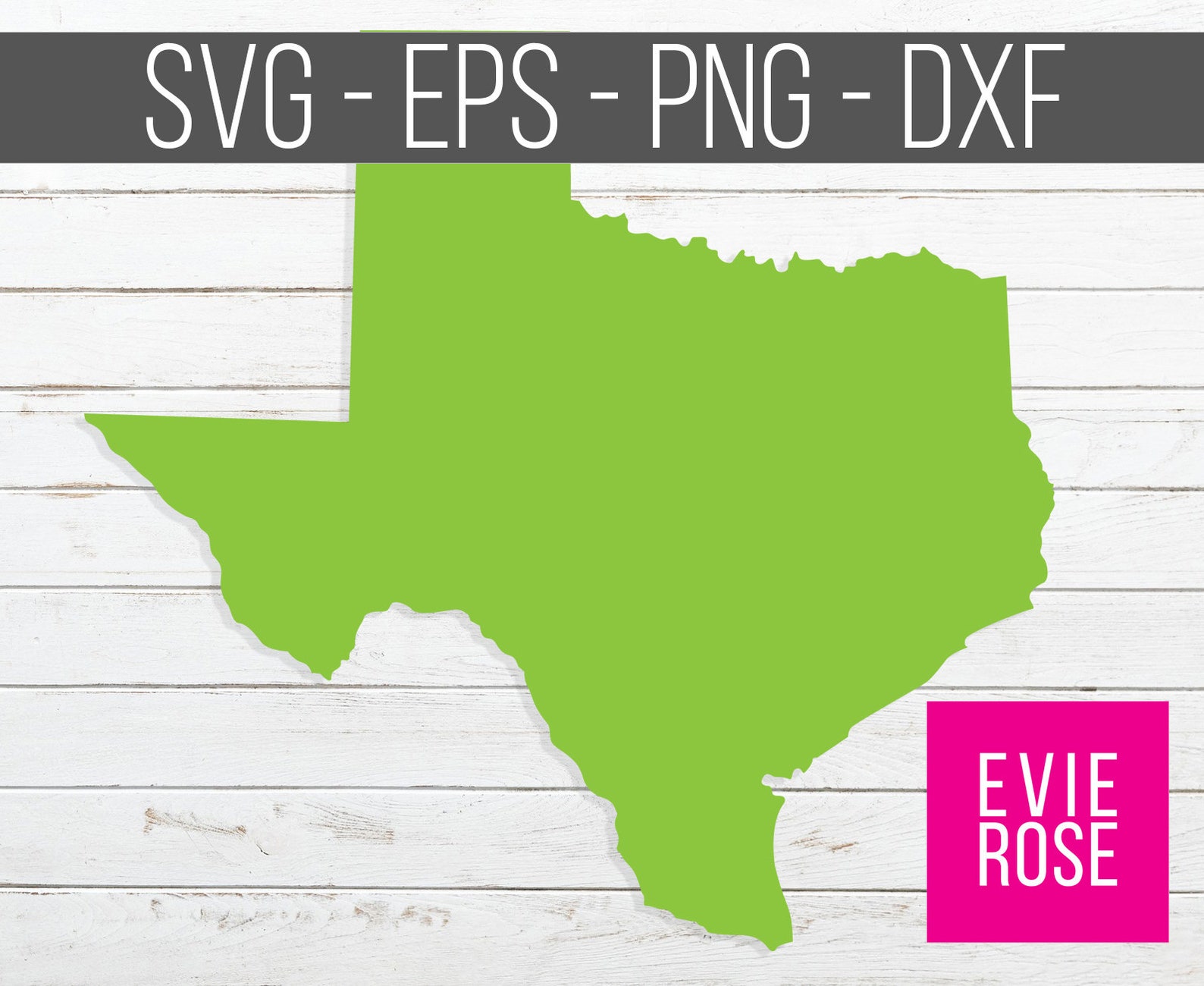 Texas SVG DXF Eps and Png Cut Files State Digital Clip | Etsy