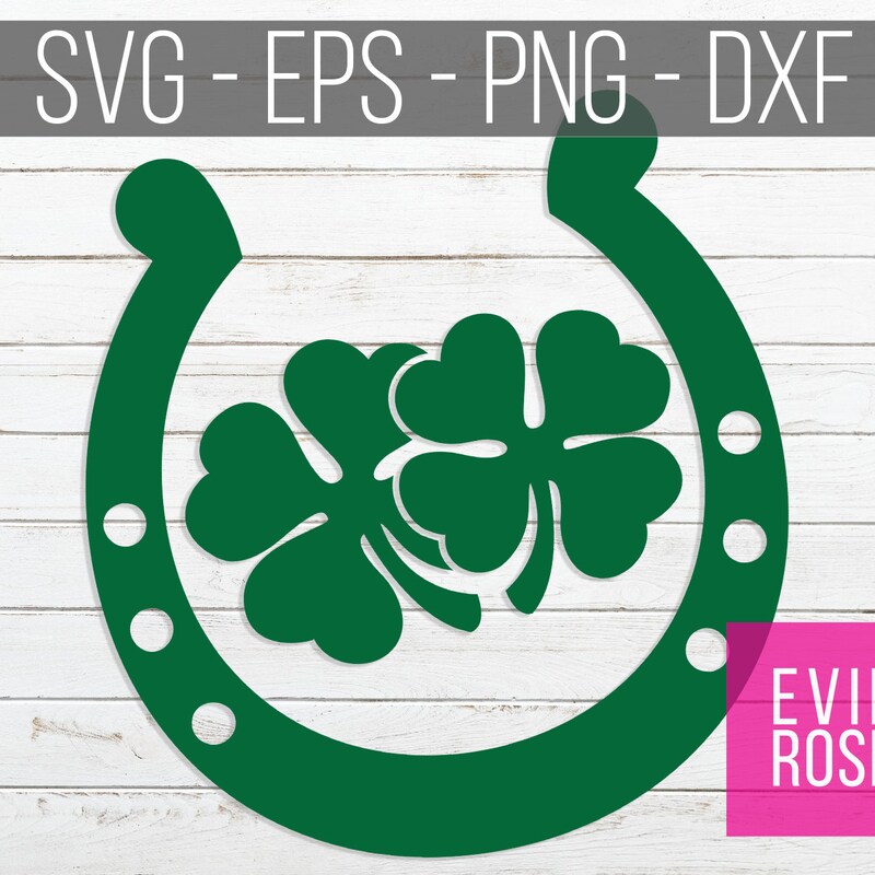 Clover and Horseshoes - Etsy