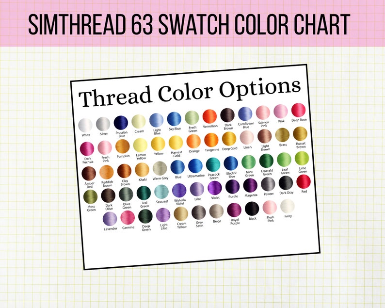 Simthread 63 Roll Swatch Embroidery Thread Color Swatch Chart Graphic ...