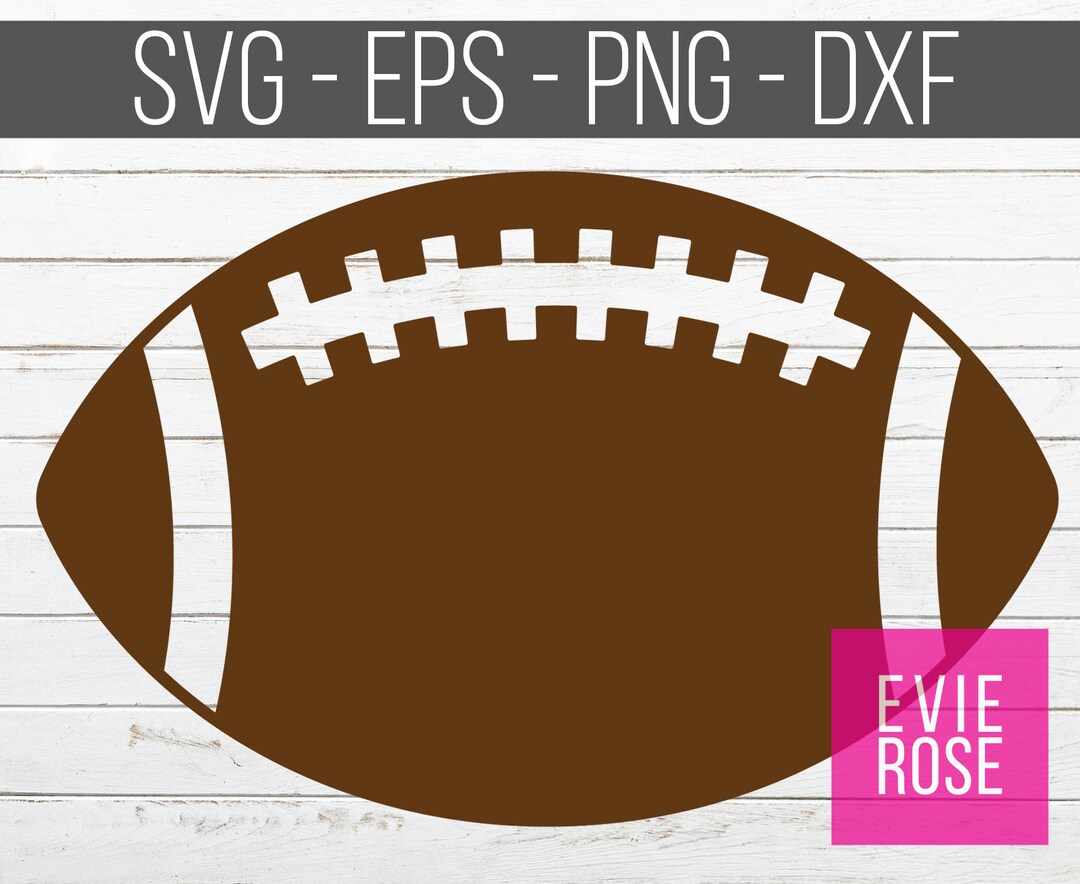 Football Cutout SVG, DXF, PNG, Eps, Cutting Machine, Football Mom, Kids ...