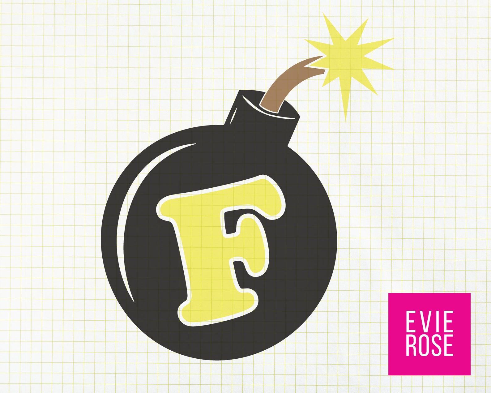F Bomb SVG - Cricut Craft Cut Files - Digital Paper - Tshirt, Decal and ...