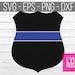 Thin Blue Line Shield SVG File Set Thin Red Line Shield - Etsy