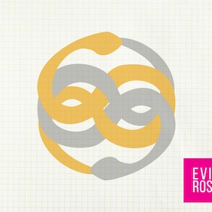 Auryn Snakes File Set, SVG, PNG, EPS, & Dxf, Cut File and Clipart, the ...