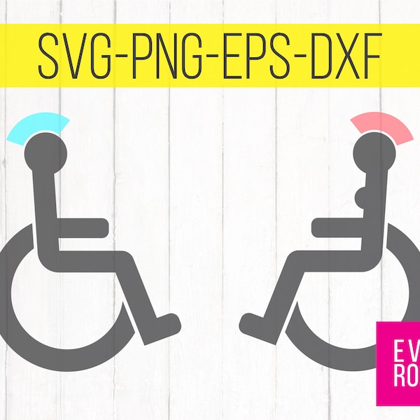 Wheelie Wheelchair Svg - Etsy