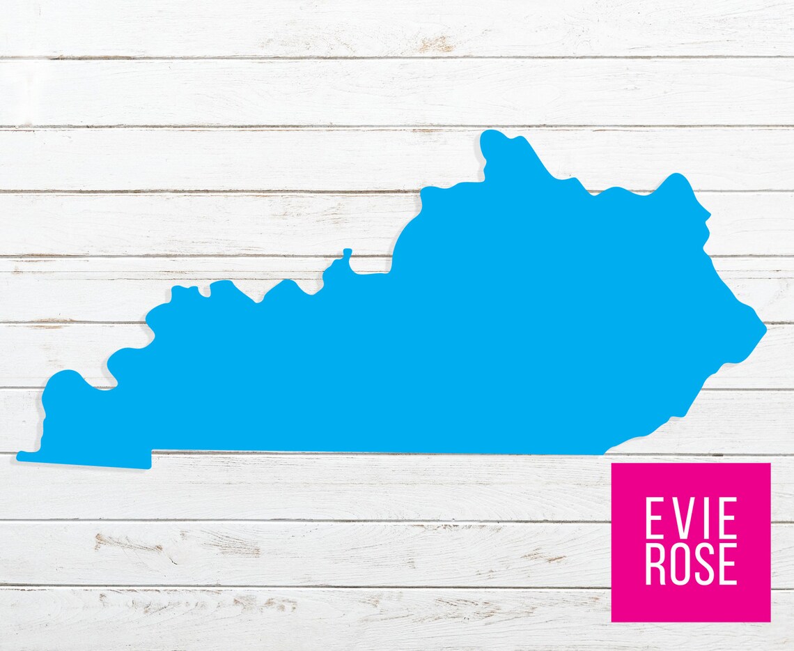 Kentucky SVG DXF eps and png Cut File Set State Digital | Etsy