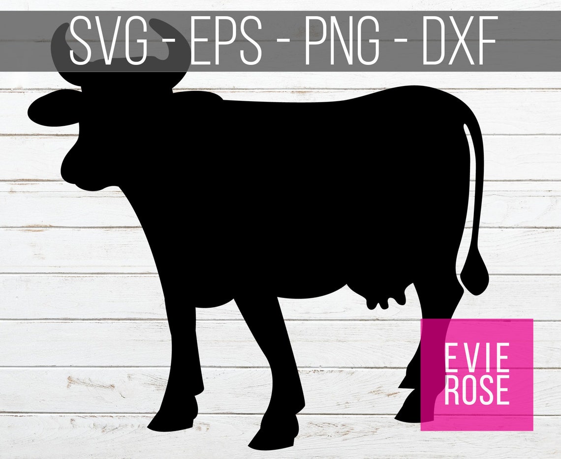Cow File Set Farm Life Cutting File Ranch Vector Graphics | Etsy