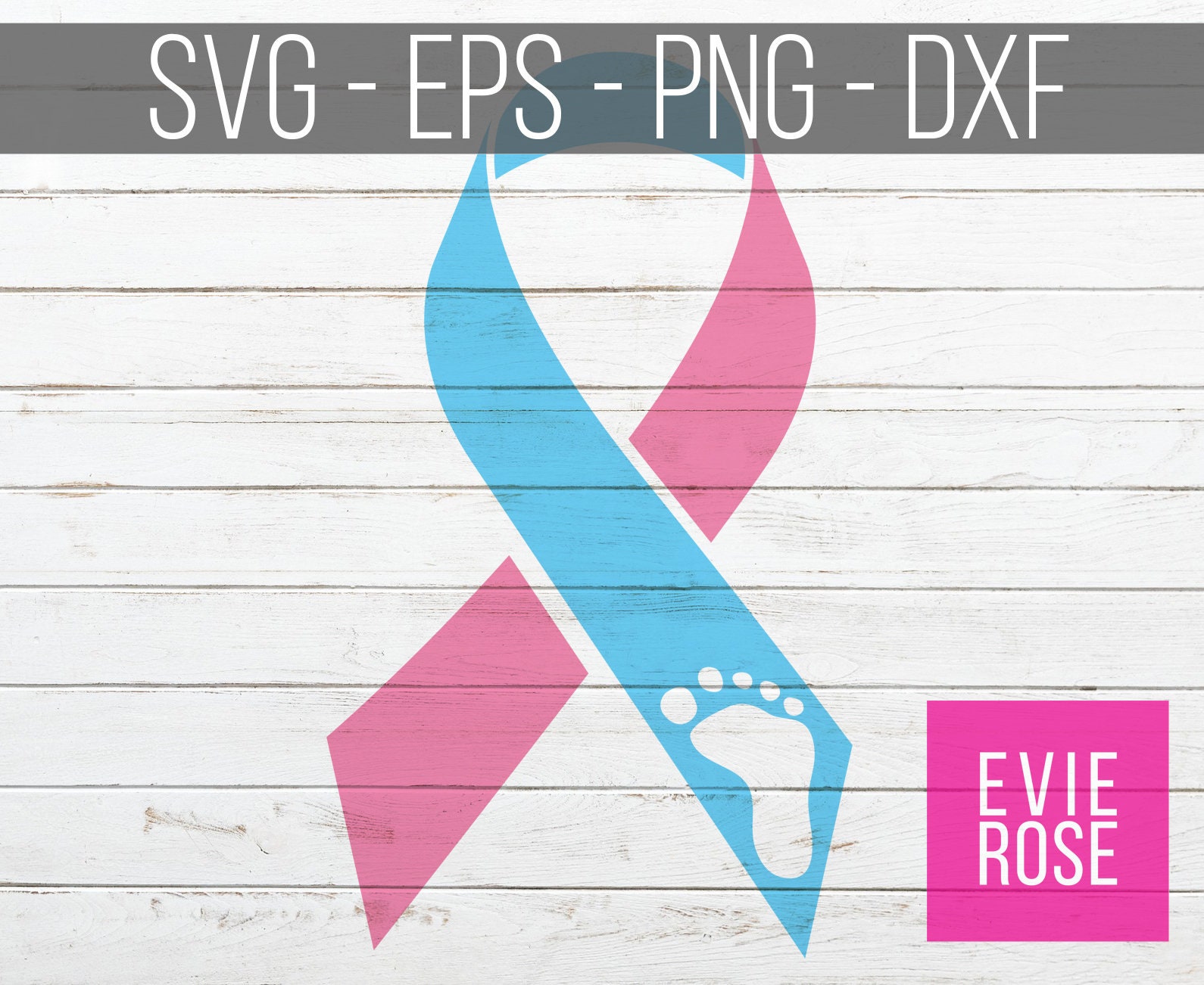 Infant Loss Awareness Ribbon SVG EPS PNG and Dxf Files - Baby Loss ...