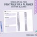 Lavender Daily Printable Planner PDF, Day Planner, To-do List, Time ...
