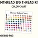 Simthread 120 Thread Kit Color Chart - Graphic for Your Etsy Shop ...