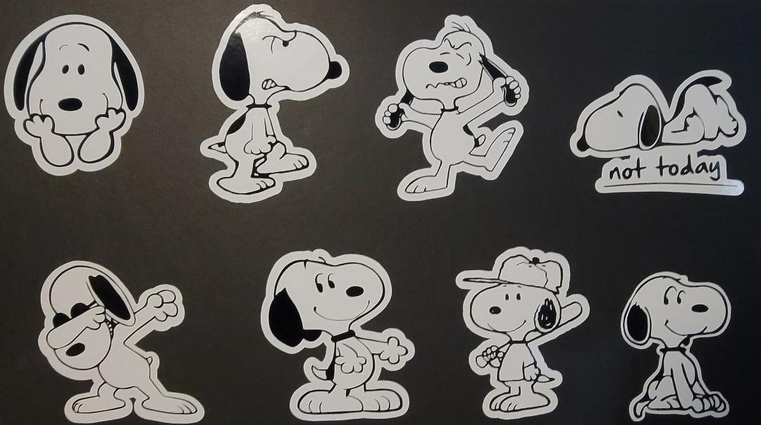 Snoopy Vinyl Decal - Etsy