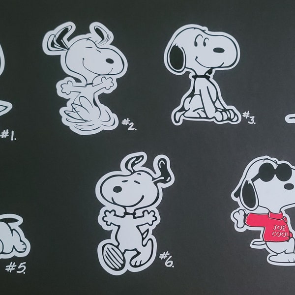 Snoopy Wall Decal - Etsy