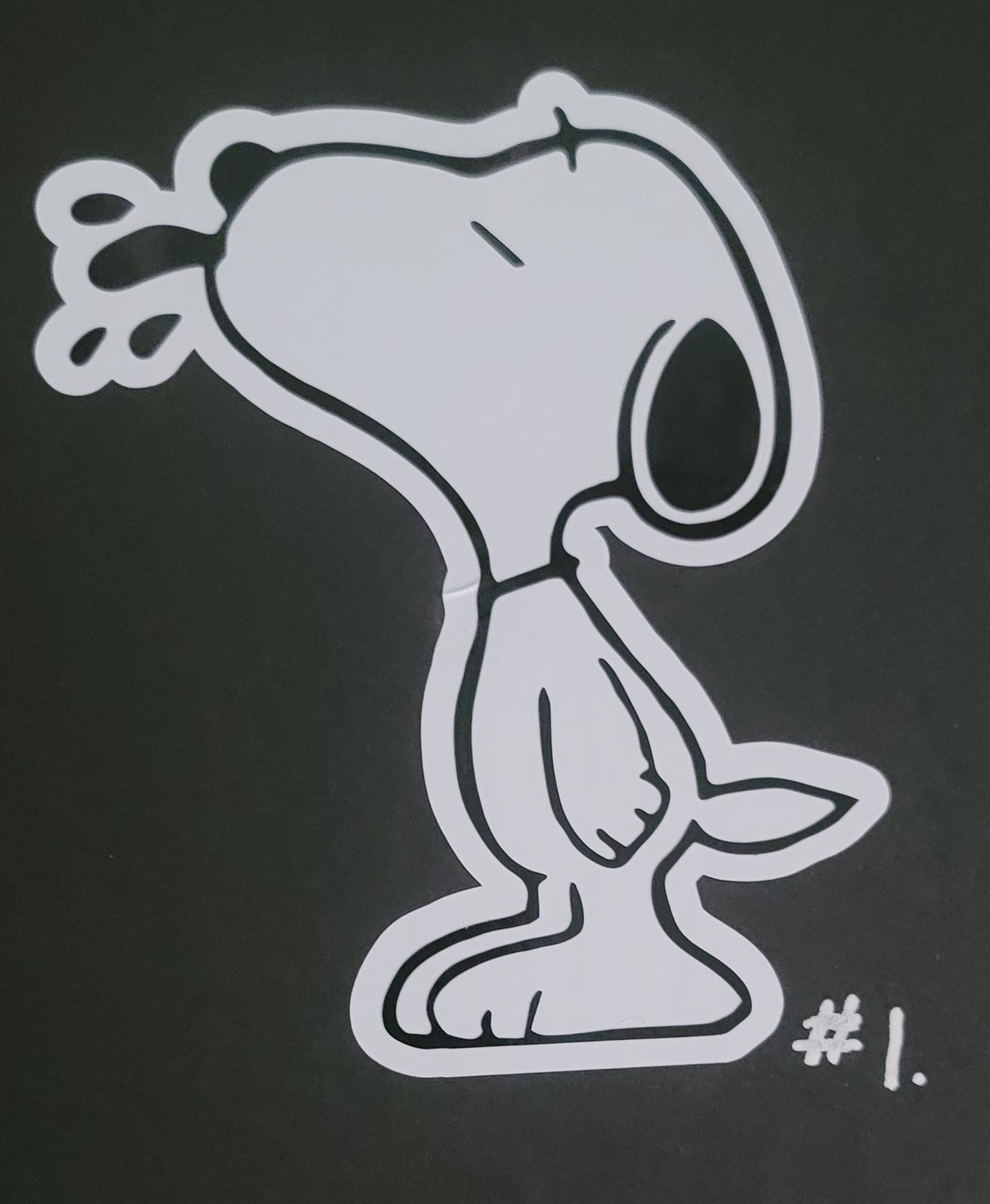 Snoopy Vinyl Decal - Snoopy With Tongue Out - Etsy