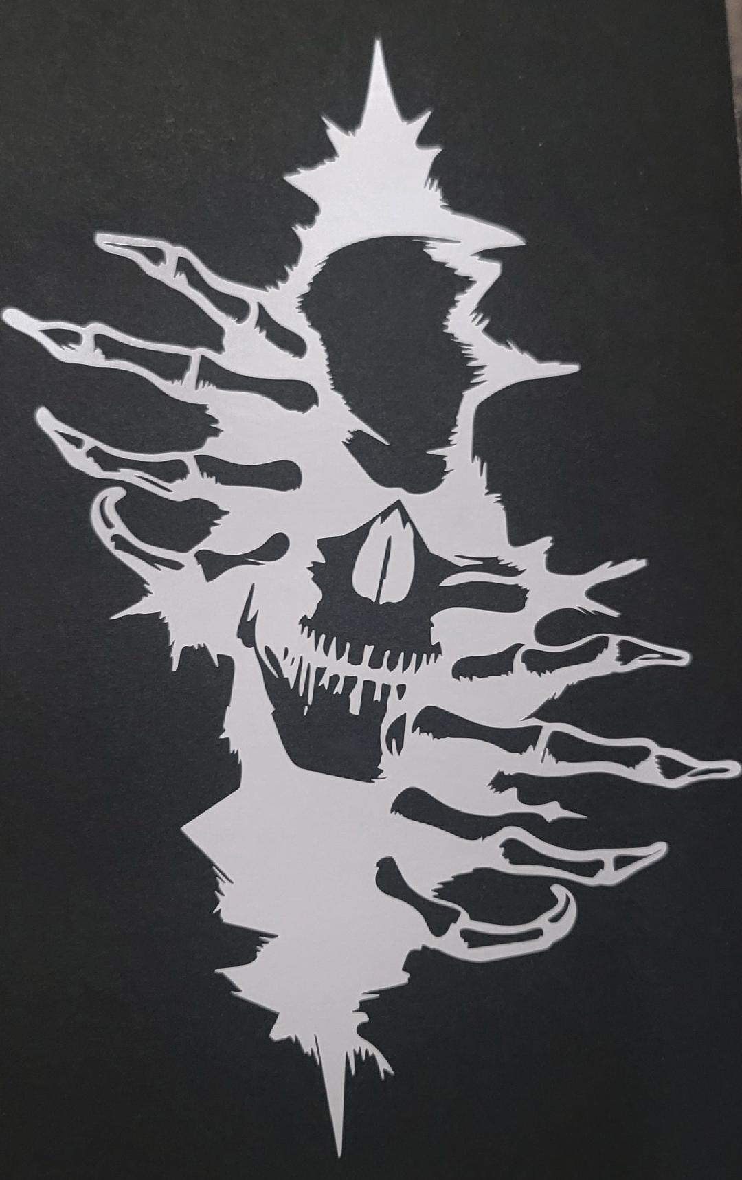 Break Through Skeleton Vinyl Decal. Window Decal. Truck Decal. - Etsy