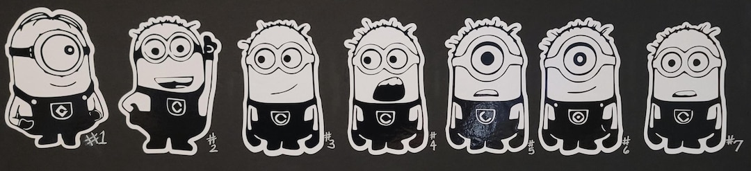 Minion Vinyl Decal - Etsy
