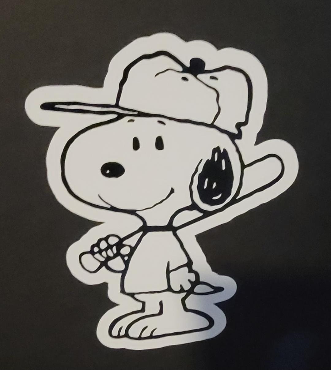 Snoopy Vinyl Decal - Etsy