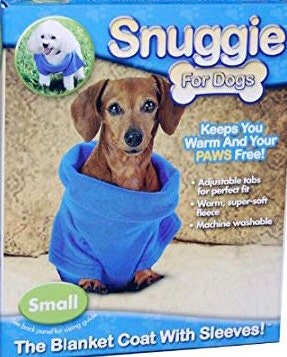 Personalized Snuggie Coat Blanket With Sleeve for Dogs Small or Extra ...
