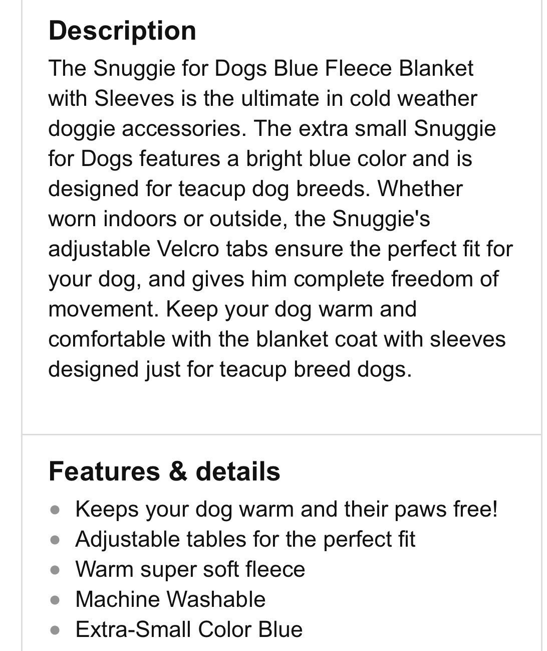 Personalized Snuggie Coat Blanket With Sleeve for Dogs Small or Extra ...