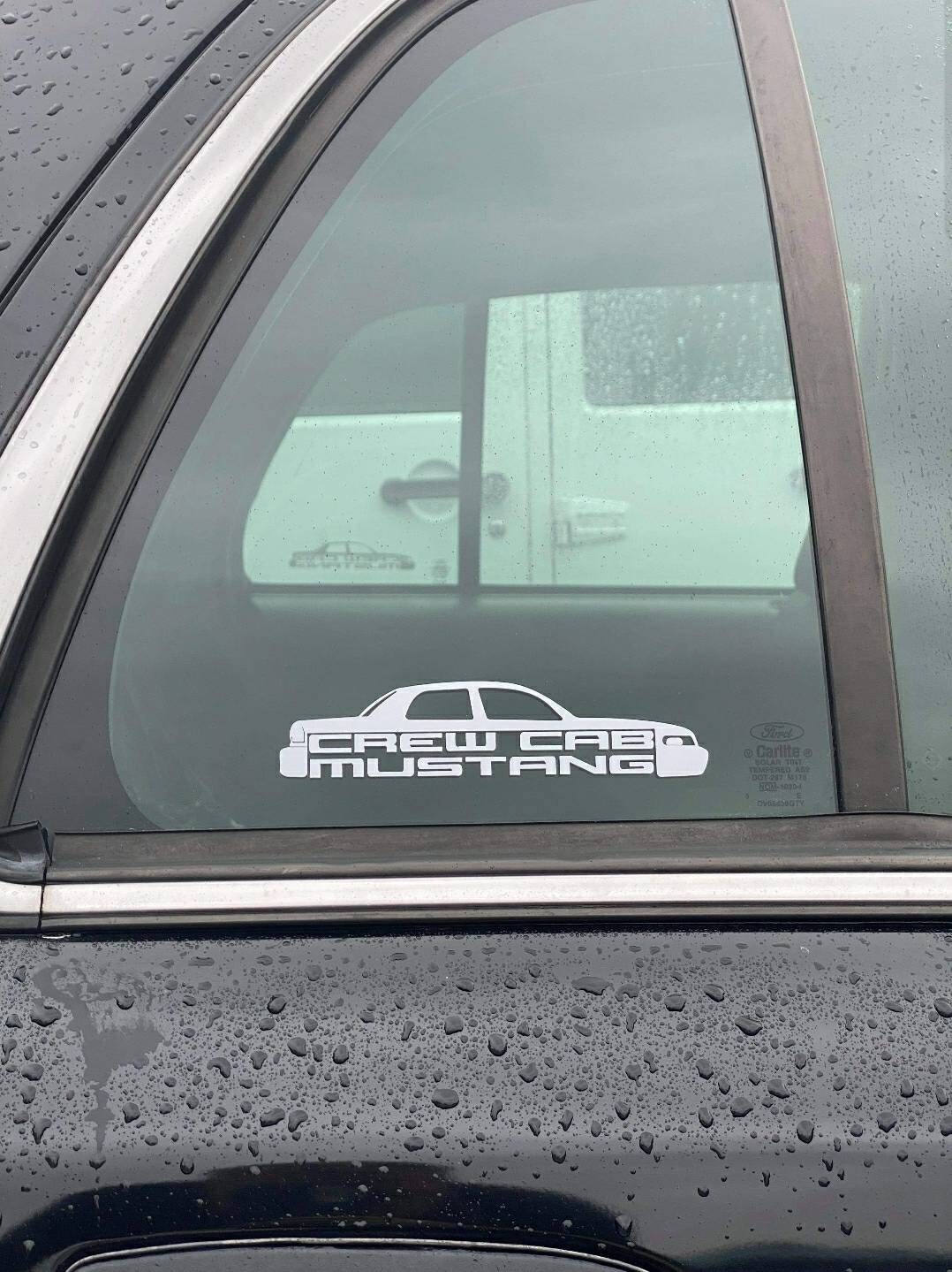 Crew Cab Mustang Decal - Etsy