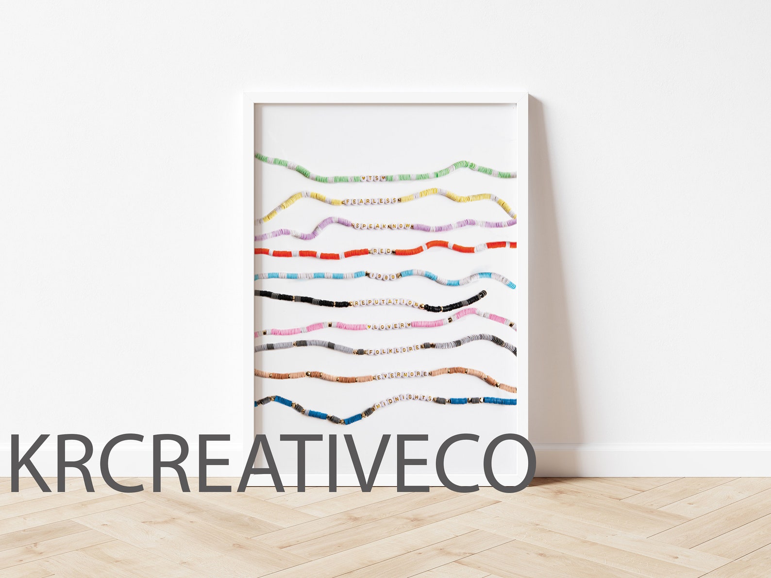 Digital Download Eras Friendship Bracelet Poster Taylor Swift Inspired ...