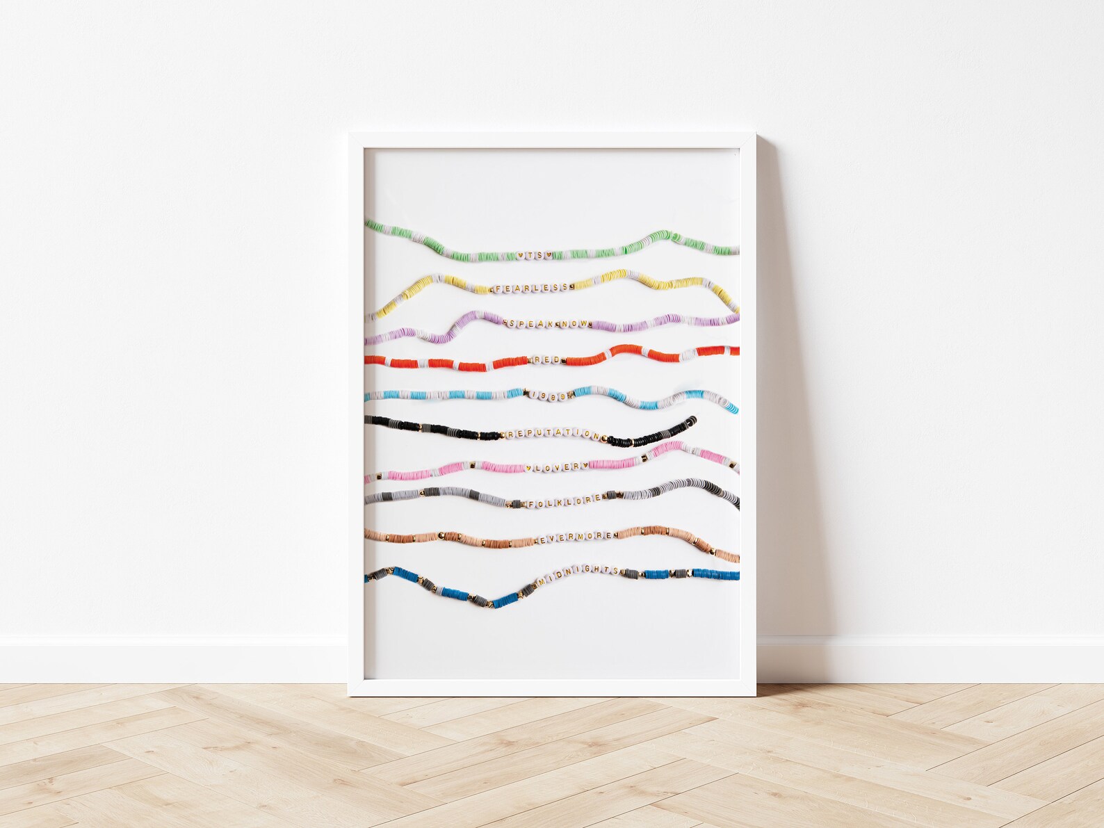 Digital Download Eras Friendship Bracelet Poster Taylor Swift Inspired ...
