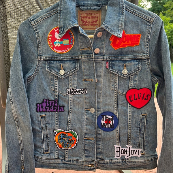 Rock N Roll Jean Jacket - Etsy