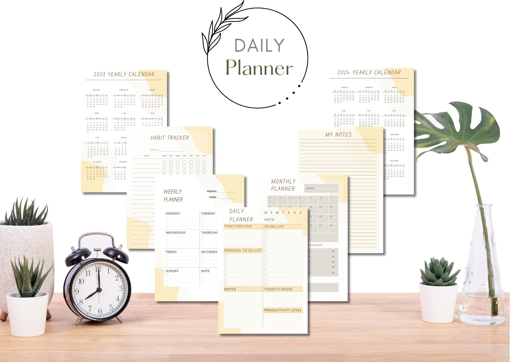 Personal Habit Tracker Daily Planner Daily Tracker Habit Planner ...