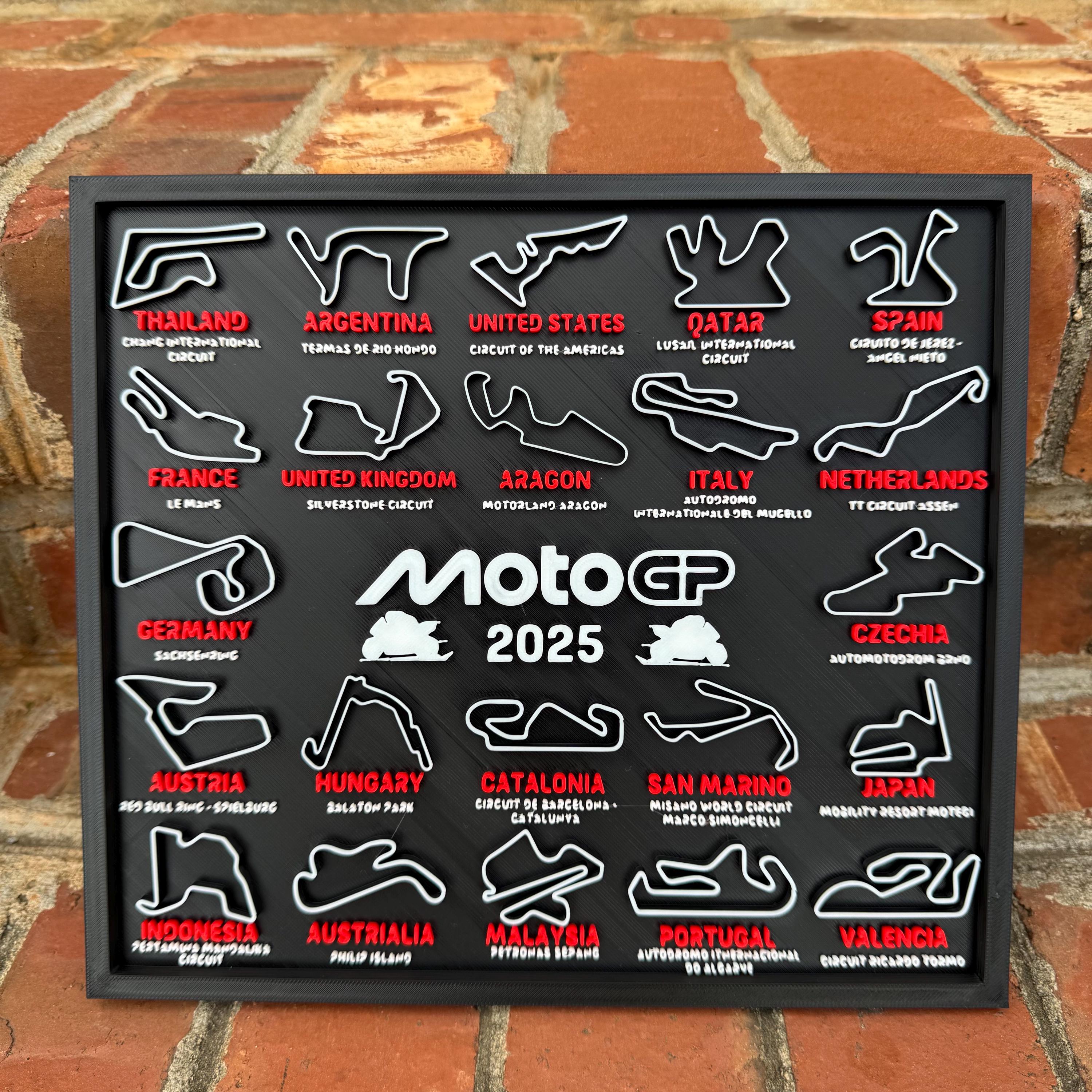 2025 Motogp Circuit Maps - Etsy