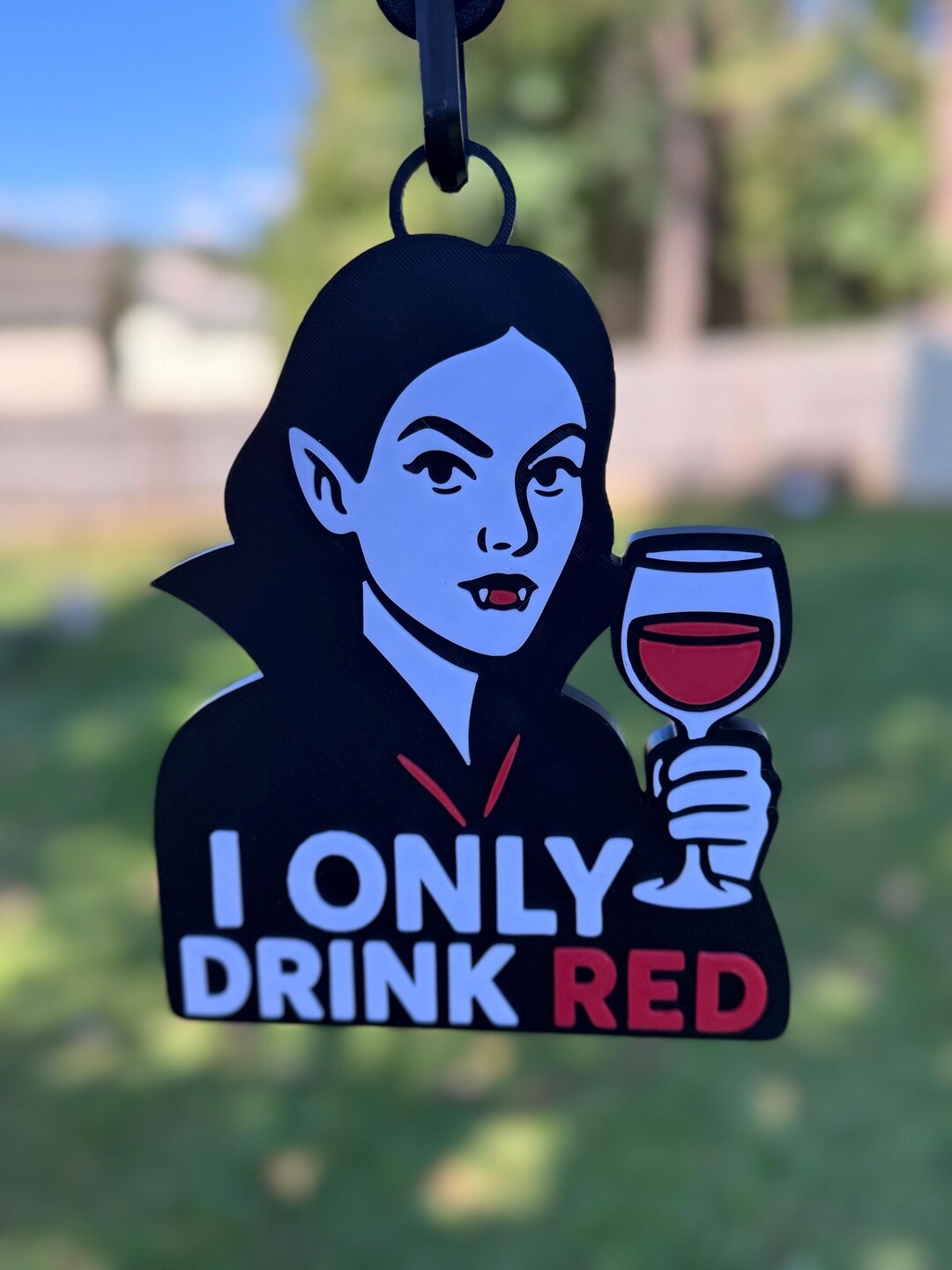 3D Printed Vampire Woman Party Chain: Spooky Halloween Decor - Etsy