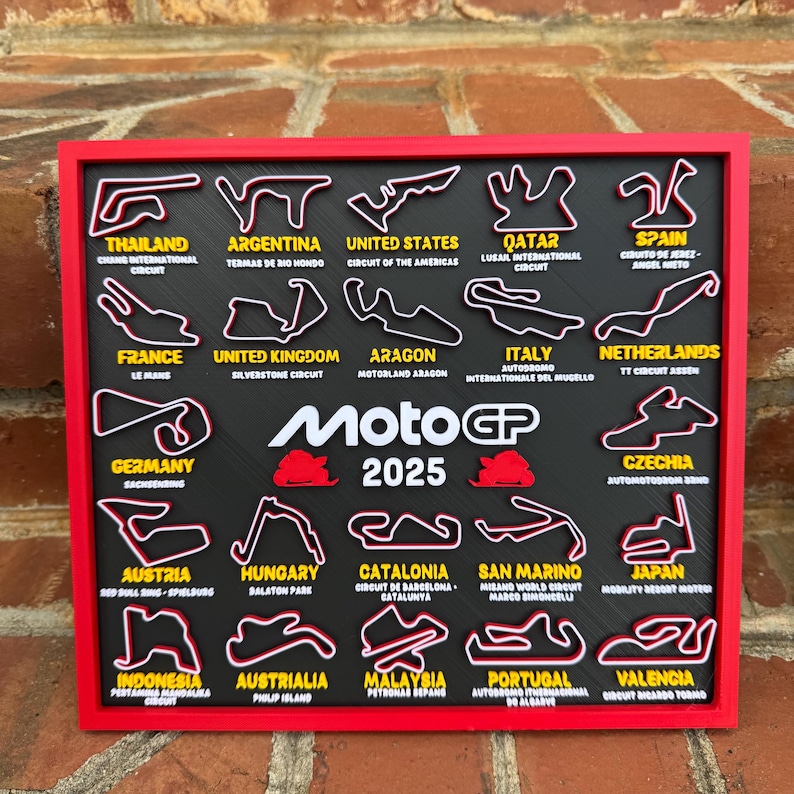 2025 Motogp Circuit Maps - Etsy