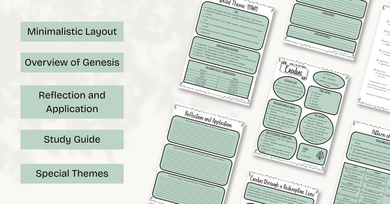 Exodus Bible Study Guide: Redemptive Themes, Verse Mapping (PDF ...
