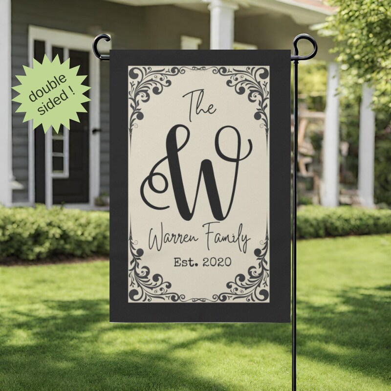 Custom Garden Flag - Etsy