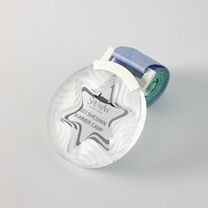 Custom Sports Medals Award With Ribbon, Personalized Basketball ...