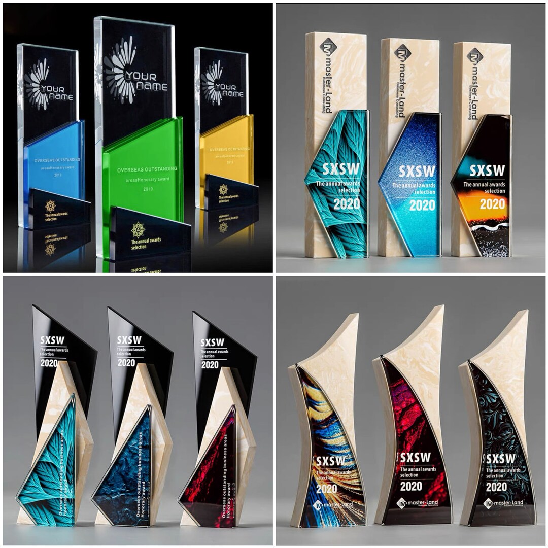 Crystal Trophy Award, Best Employee, Retirement, Appreciation Gift ...