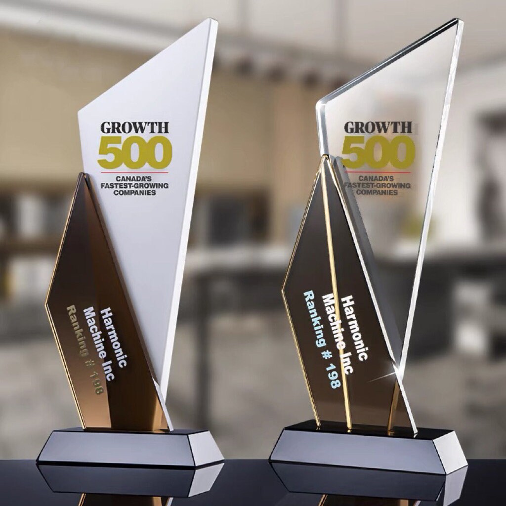 Personalized Trophy Award, Engraved Crystal Trophy, Customize Corporate ...