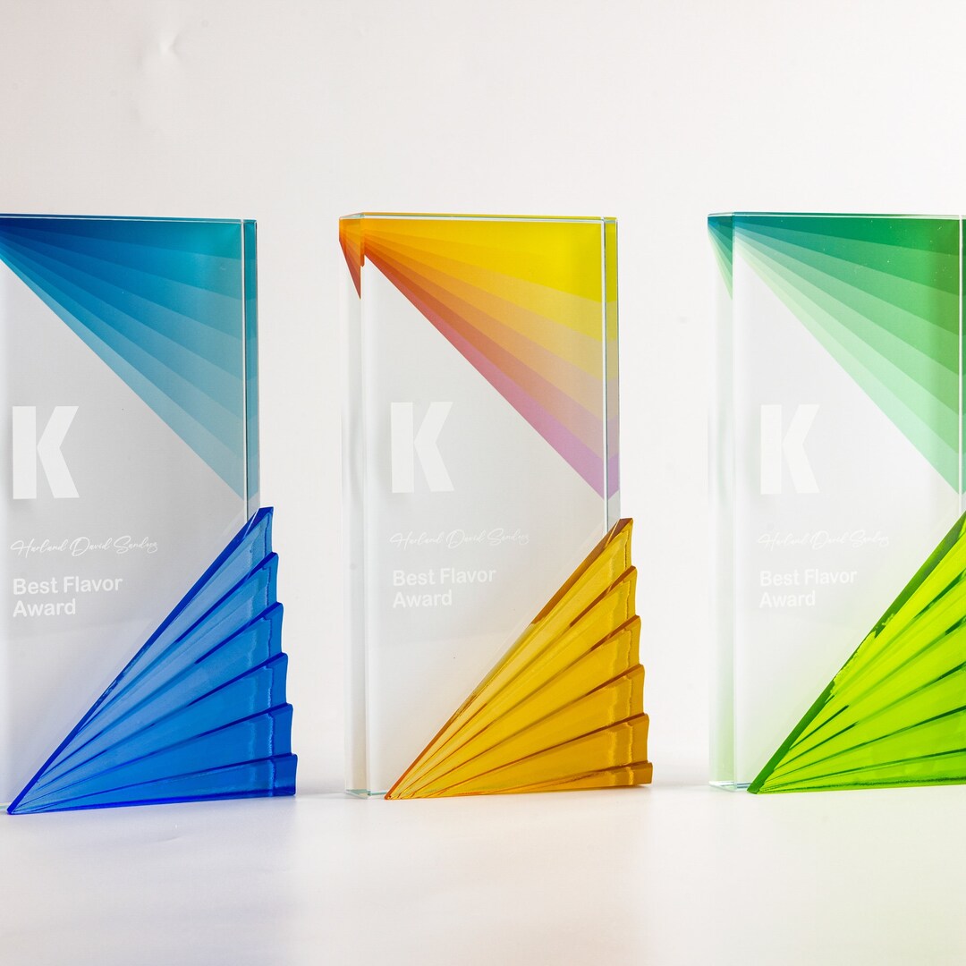 Crystal Trophy Award, Best Employee, Retirement, Appreciation Gift ...