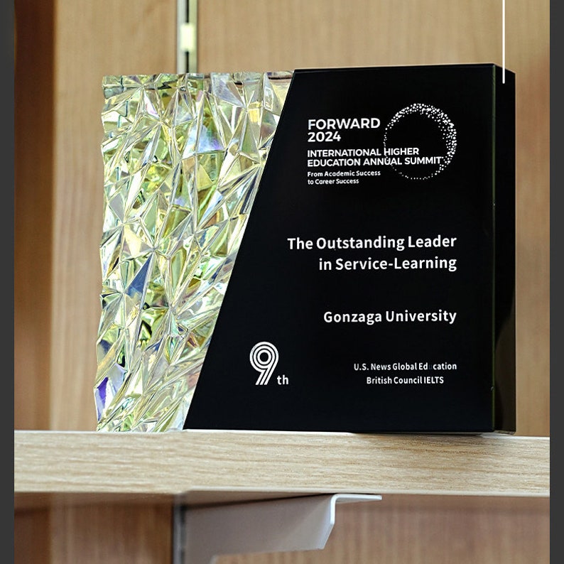 Personalized Trophy Award, Unique Crystal Trophy, Customize Corporate ...