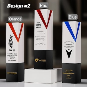 Personalized Trophy Award, Recognition Plaque, Gifts for Business ...