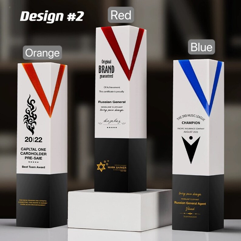 Personalized Trophy Award, Recognition Plaque, Gifts for Business ...