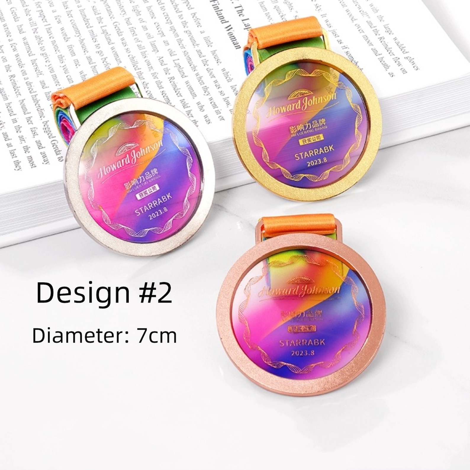 Custom Crystal Medal, Customizable Award, Add Logo, Custom Background ...
