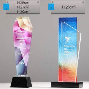 Personalized Trophy Award, Custom Engraved Trophy, Corporate Trophy ...