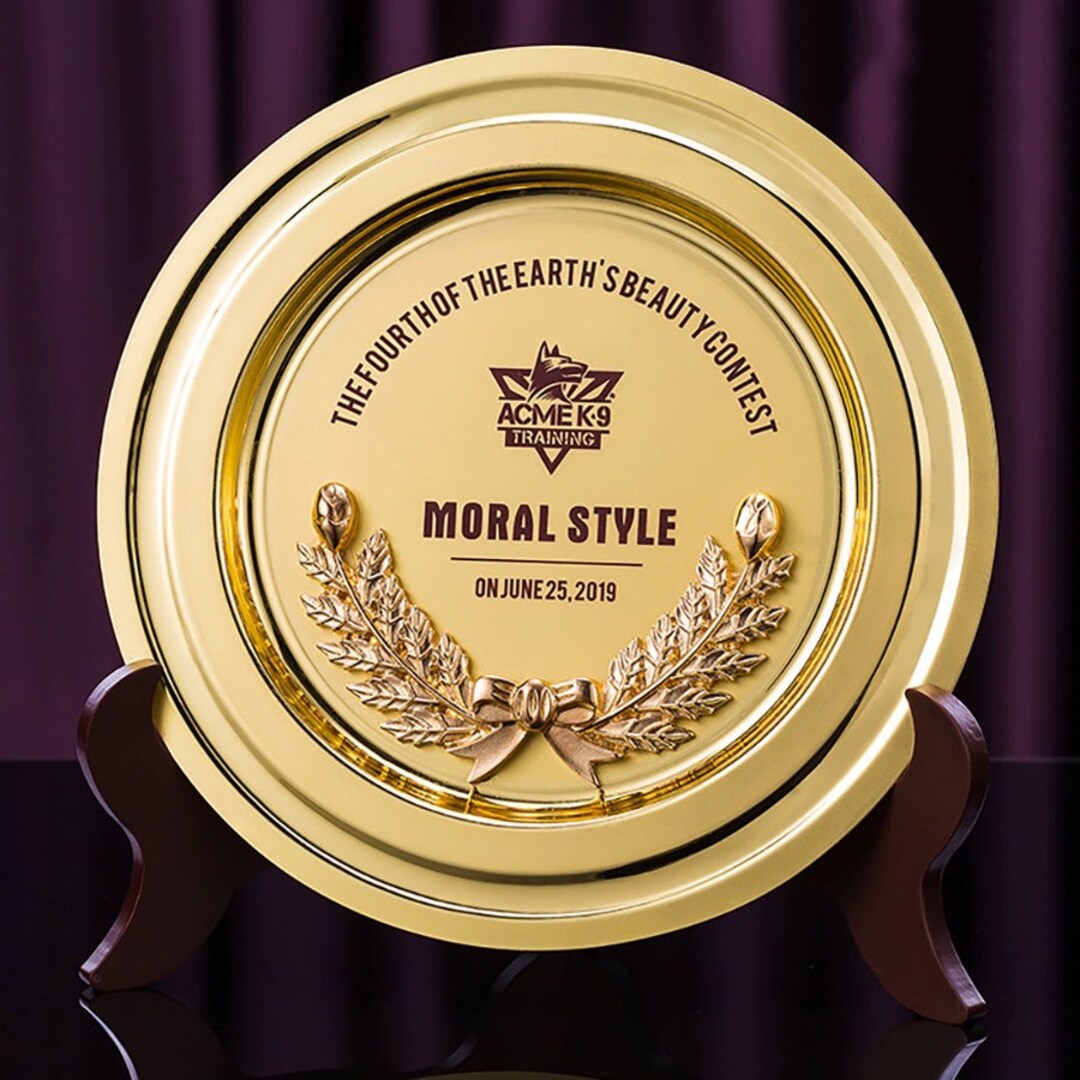 Personalized Metal Certificate, Custom Plaque, Recognition Award ...