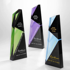 Crystal Trophy Award, Best Employee, Retirement, Appreciation Gift ...